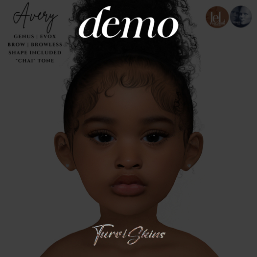 Second Life Marketplace - TURVI // Avery Skin DEMO